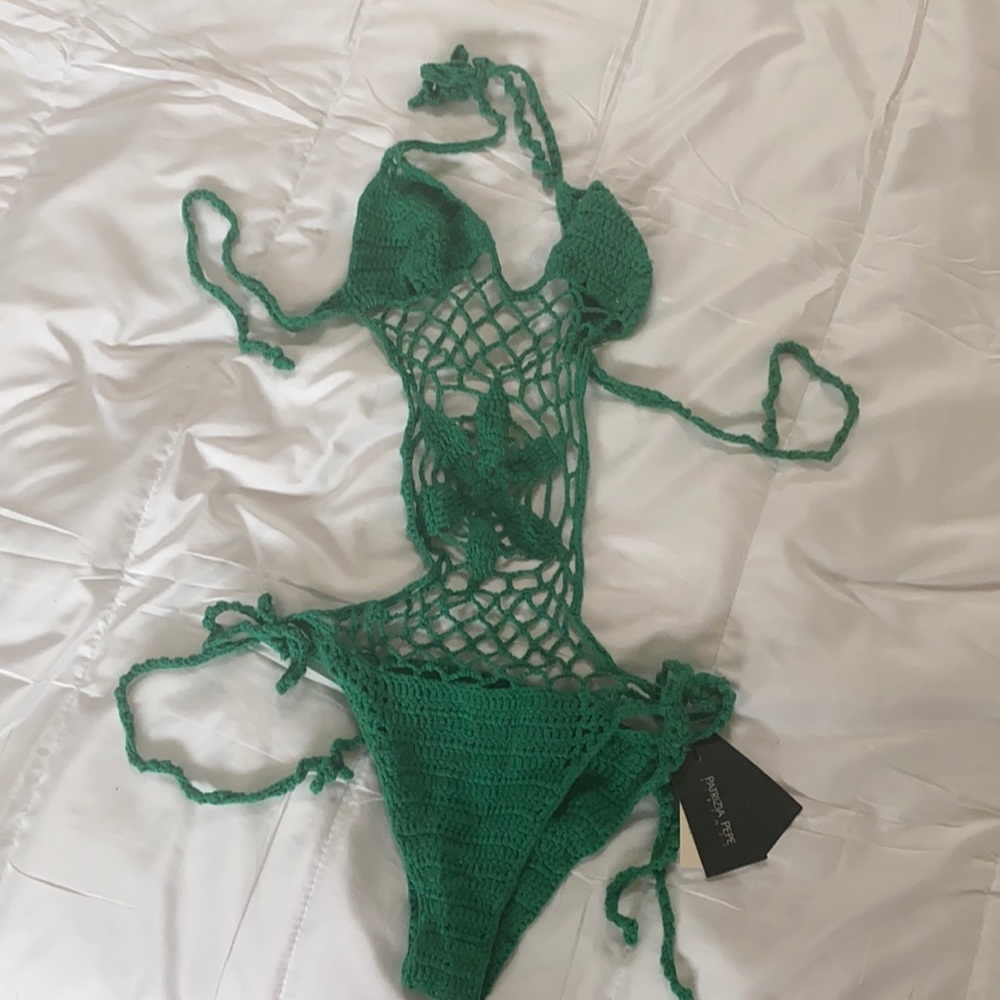 One Piece Crochet Bikini Gem